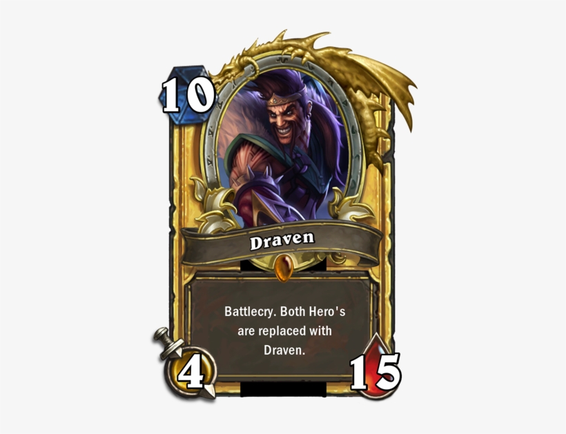 Attack - Draven - N Zoth Hearthstone - 400x548 PNG Download - PNGkit