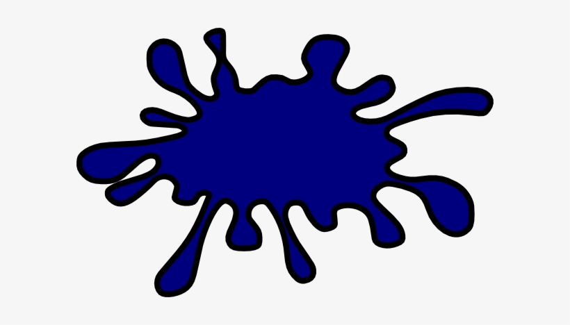 Blue Outline Splat Niih6r Clipart - Blue Splat Clipart - 600x388 PNG ...