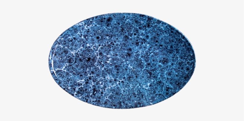 Blue Marble Oval Platter - Circle - 500x500 PNG Download - PNGkit