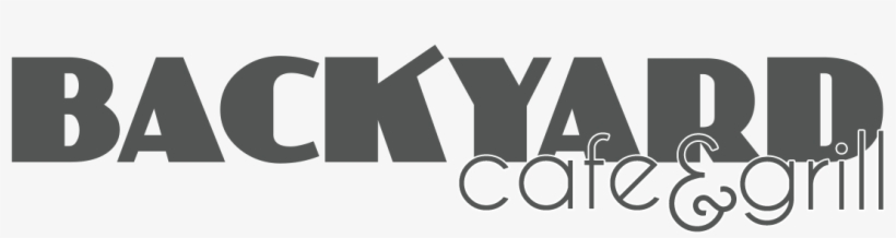 Backyard Cafe Logo - 1116x252 PNG Download - PNGkit