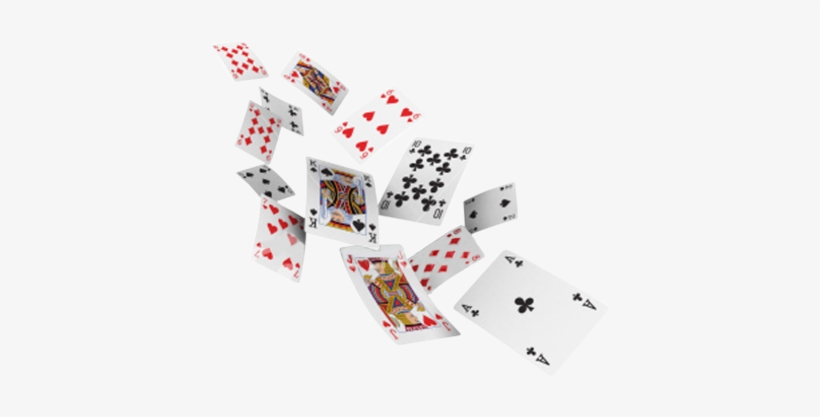 Custom Playing Cards - Playing Card Flying Png - 400x337 PNG Download ...