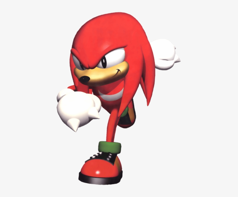 #knuckles From The Official Artwork Set For #sonicr - Classic Knuckles ...