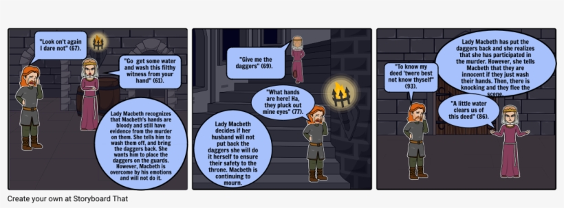 Download Transparent Macbeth Storyboard - Cartoon - PNGkit