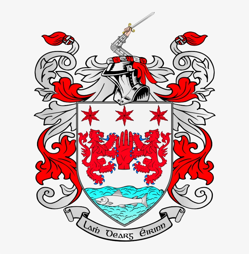 Coat Of Arms - Page Family Crest Ireland - 600x756 PNG Download - PNGkit