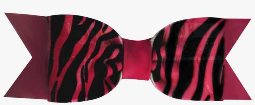 Fondant Bows Pink Zebra Print - Cake - 1050x432 PNG Download - PNGkit