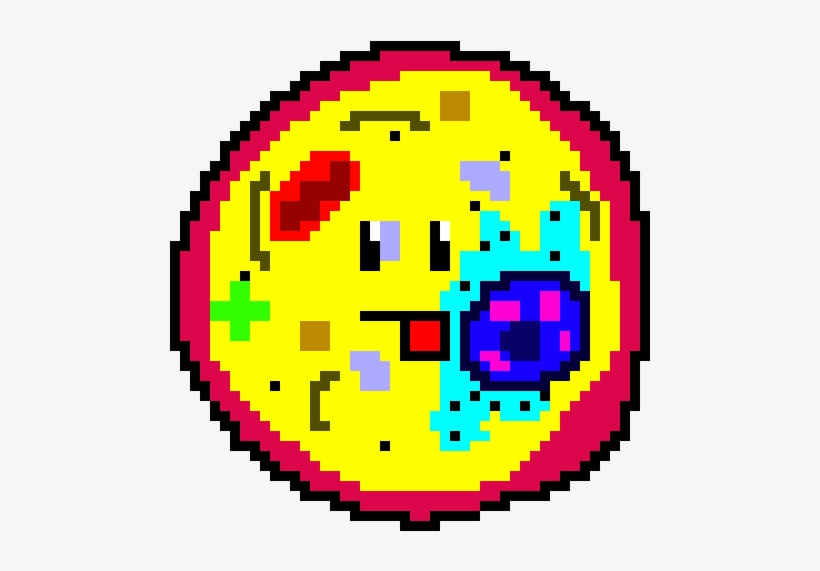 Animal Cell Derp - Pixel - 610x500 PNG Download - PNGkit