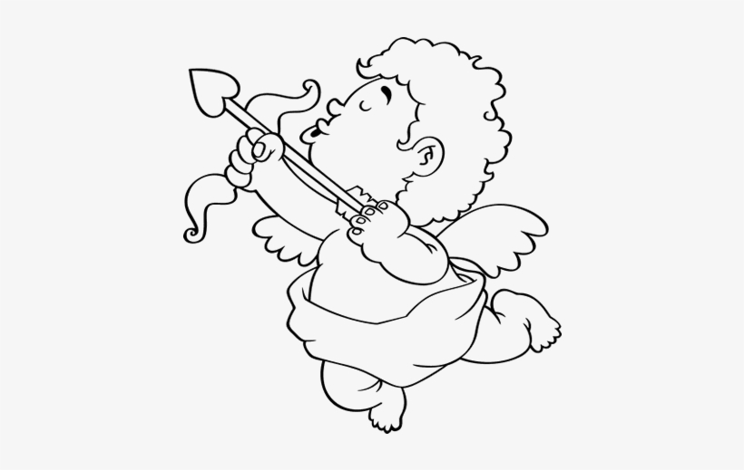 Cupido Animado Para Colorear - 600x470 PNG Download - PNGkit