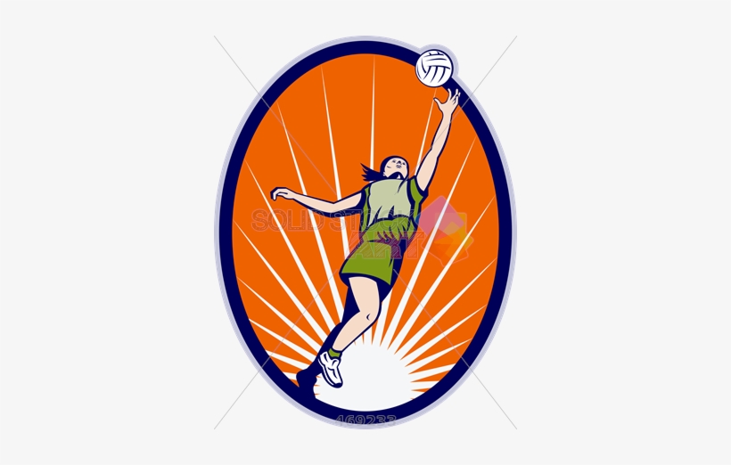 Stock Illustration Of Cartoon Drawing Of Netball Player - Cartoon ...