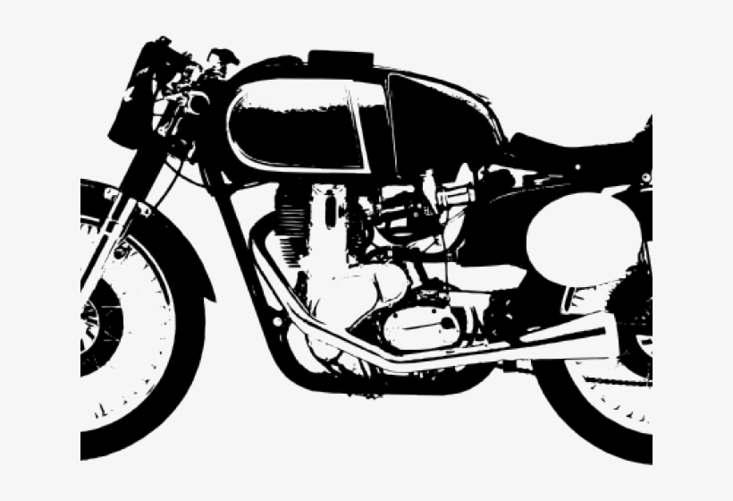 Motorcycle Clipart Moterbike - Cafe Racer Pop Art - 640x480 PNG ...