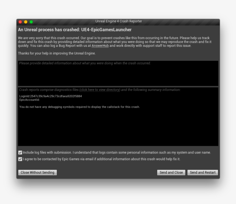 How Do I Fix This - Fortnite Unreal Engine 4 Crash - 852x696 PNG ...