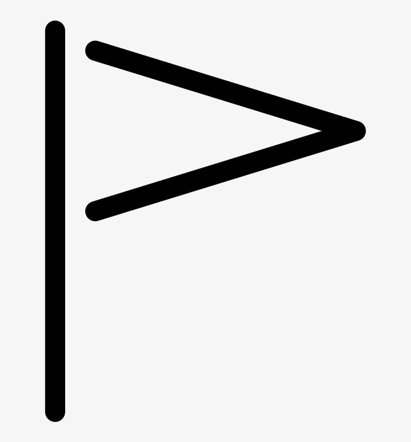 Flag Triangle Icon - Sign - 960x960 PNG Download - PNGkit