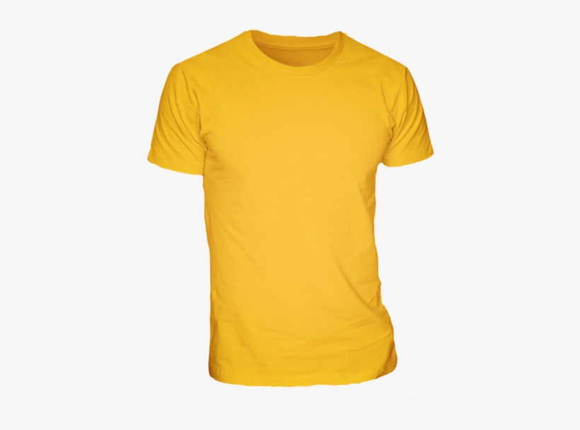 Download Transparent Yellow Shirt Png - Yellow Shirt Template Gildan ...