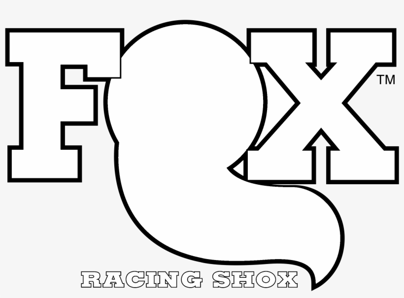 Fox Racing Shox Logo Black And White - Fox Racing Shox - 2400x2400 PNG ...