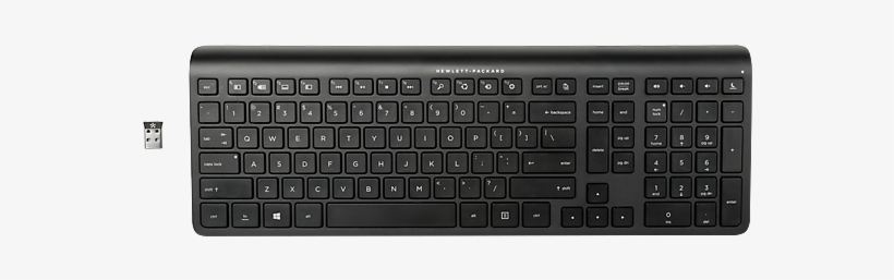 Hp K3500 Wireless Keyboard For Pavilion Black - 573x430 PNG Download ...