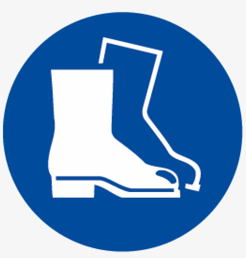 Uso Obligatorio De Botas Cm - Foot Protection Must Be Worn - 1200x1200 ...
