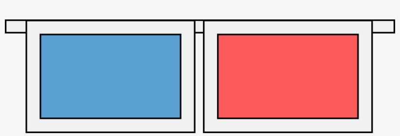 3d Glasses Asset - 1245x365 PNG Download - PNGkit