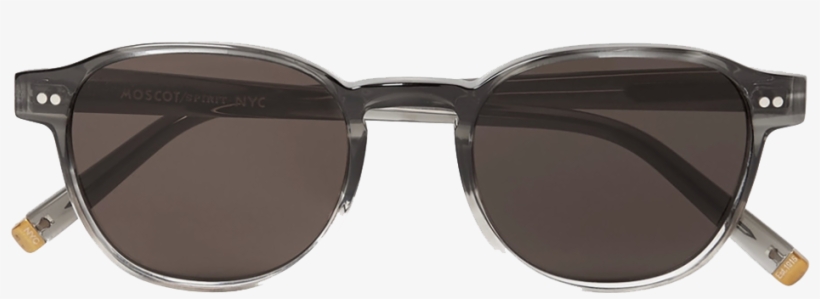 Round Sunglasses - Moscot Arthur Charcoal - 998x413 PNG Download - PNGkit