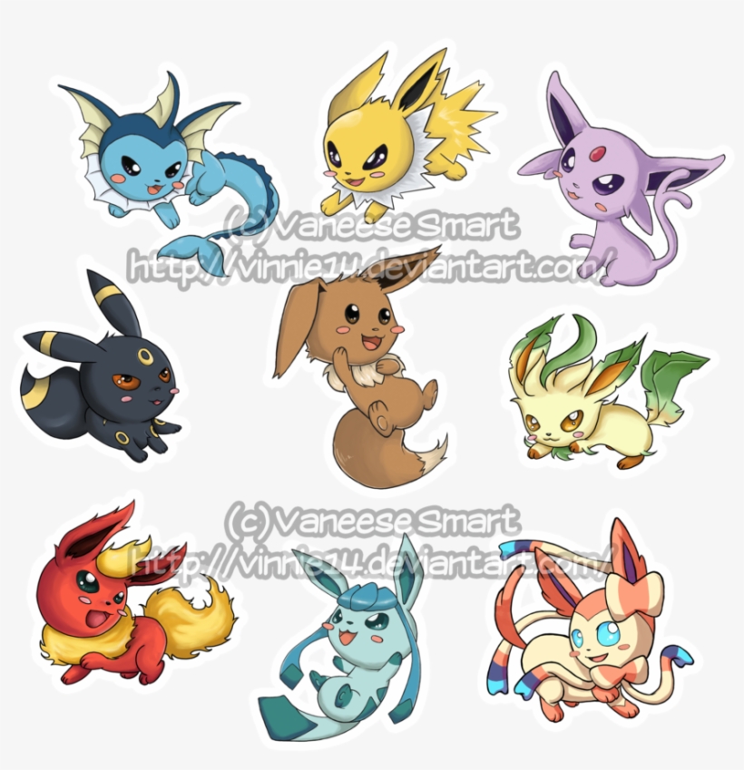 Eevee Evolutions Can You Name All Their Types - 3 Evolutions Of Eve ...