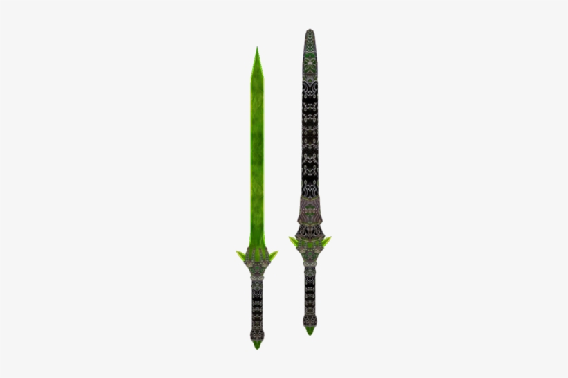 Glass Longsword - The Elder Scrolls Iv: Oblivion - 350x467 PNG Download ...