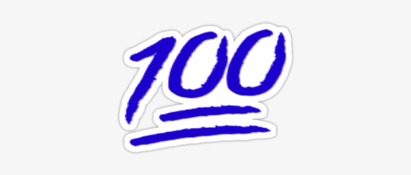 Download Transparent "100 Emoji Blue" Stickers By Mynameisjeff - 100 ...