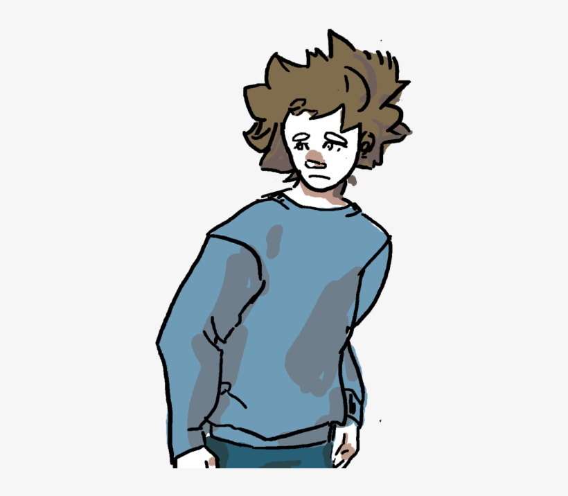 Pin Sad Boy Clip Art - Illustration - 533x800 PNG Download - PNGkit