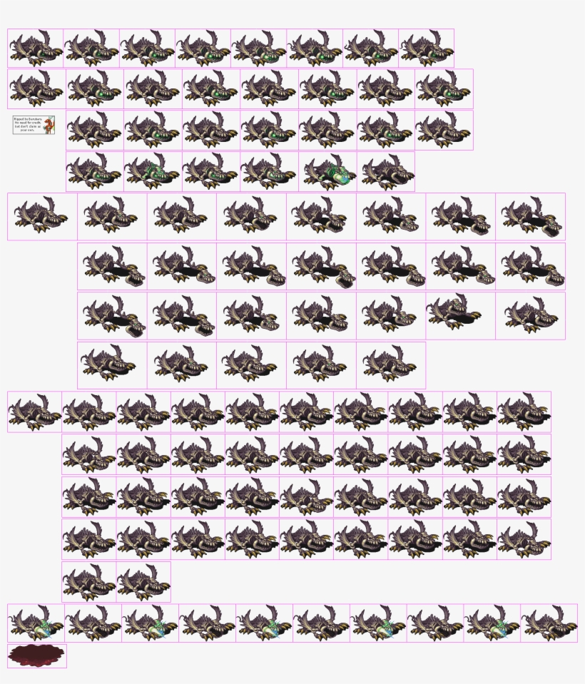 Click For Full Sized Image Zombie Dragon - Breath Of Fire 3 Dragon ...