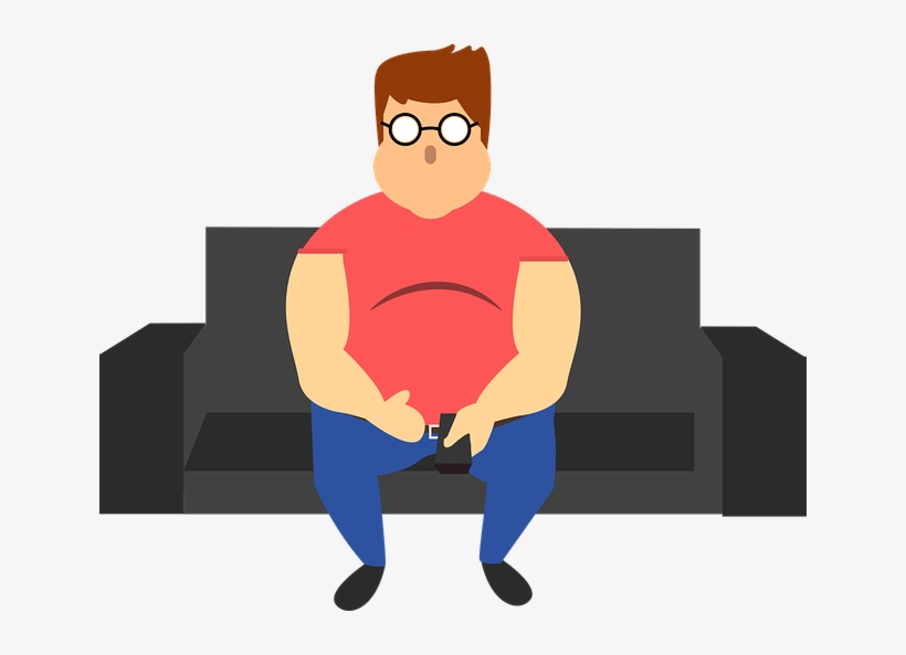 Sedentary Lifestyle Vector Png - 640x513 PNG Download - PNGkit
