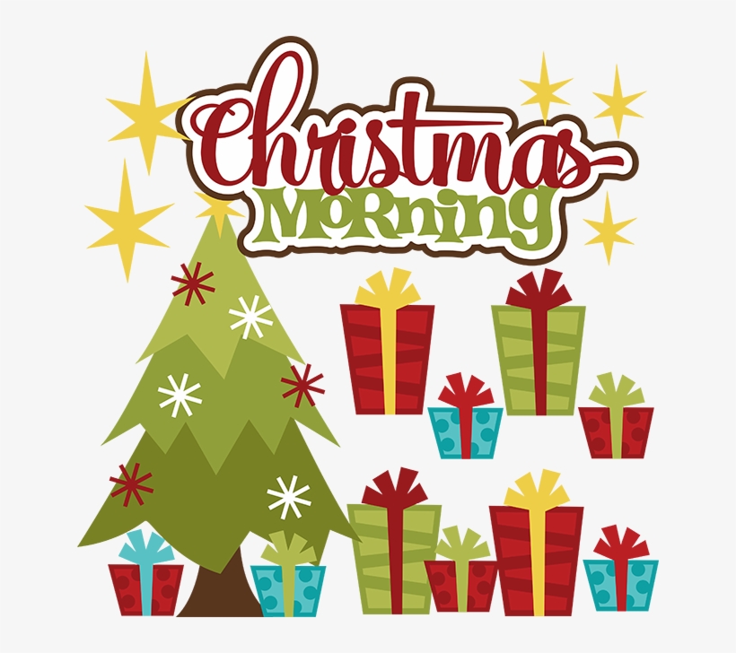 Christmas Morning Clipart Clip Art Black And White - Christmas Morning ...