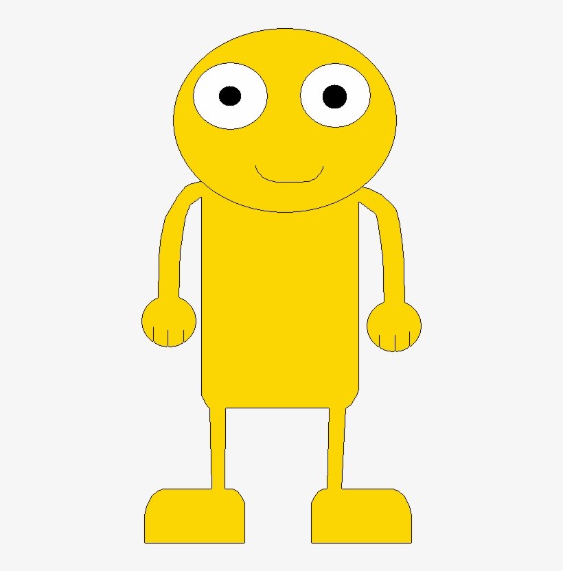 Download Transparent Gold Yellow Guy - Cartoon - PNGkit