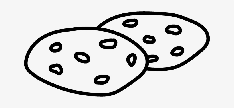 Fancy Some Cookies - Line Art - 652x299 PNG Download - PNGkit