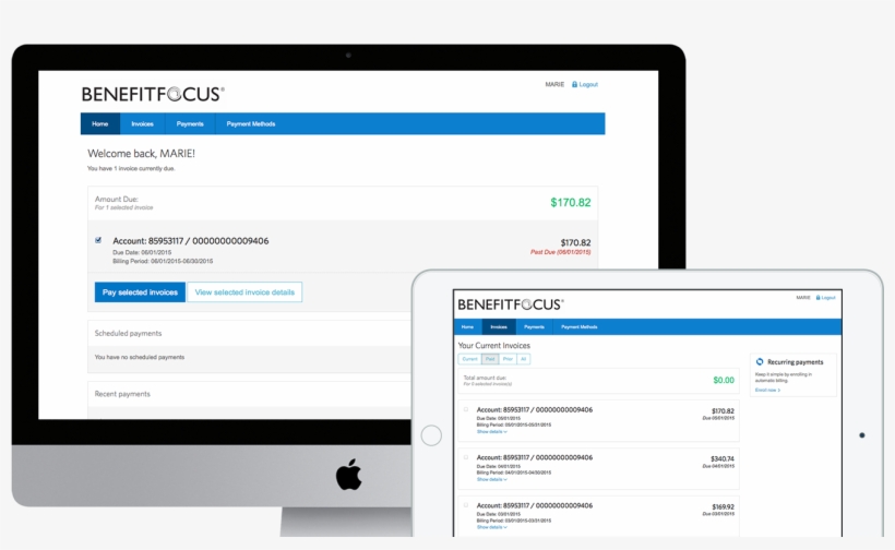 Benefitfocus Consolidated Billing & Payment For Health - Computer Icon ...
