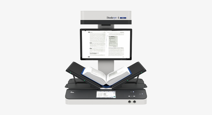 The V-shaped Book Cradle, Adjustable Up To 180 Degrees, - Book Scanners ...