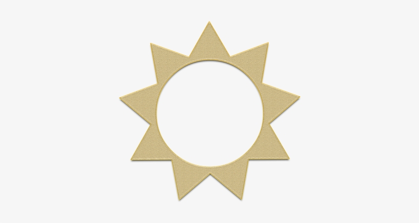 Sun,gold - Vector Graphics - 500x500 PNG Download - PNGkit