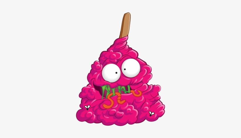 Scary Floss Pic - Grossery Gang Scary Floss - 412x406 PNG Download - PNGkit