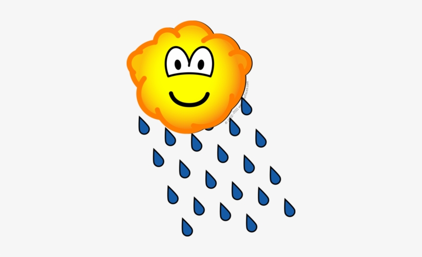Rain Cloud Emoticon - Raining Emoticon - 328x421 PNG Download - PNGkit
