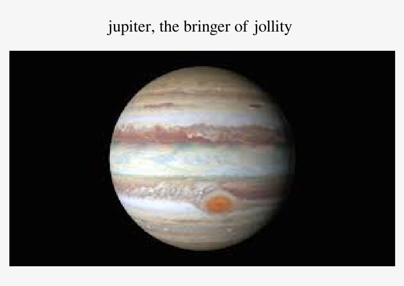 Jupiter, The Bringer Of Jollity Sheet Music 1 Of 24 - Earth - 850x1100 ...