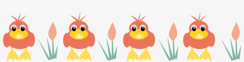 August Flower Border Clipart - Clip Art Bird's Border - 938x194 PNG ...