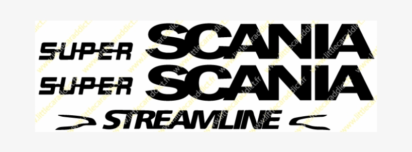 Download Transparent Stickers Scania Super Streamline Little Car Addict ...