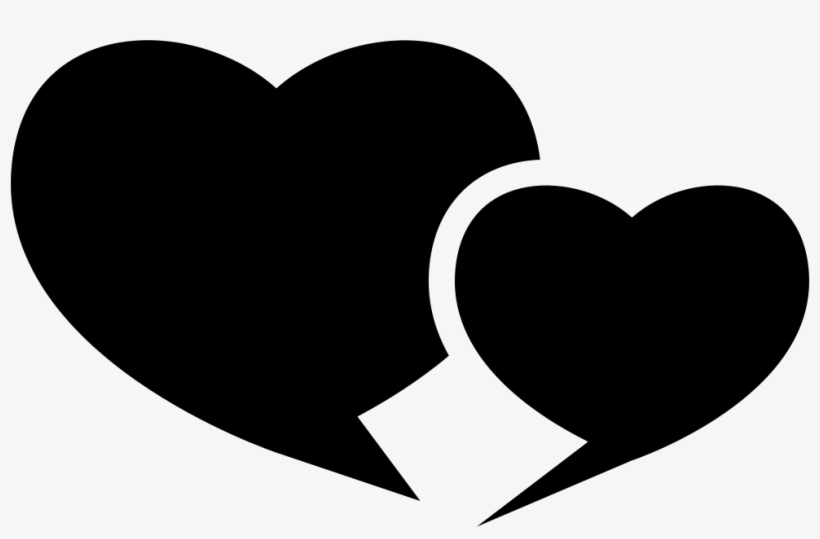 Lovers Chatting Comments - Heart - 982x598 PNG Download - PNGkit