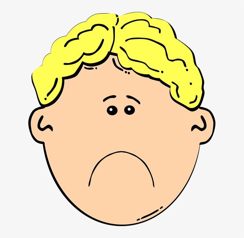 Clipart Sad Person