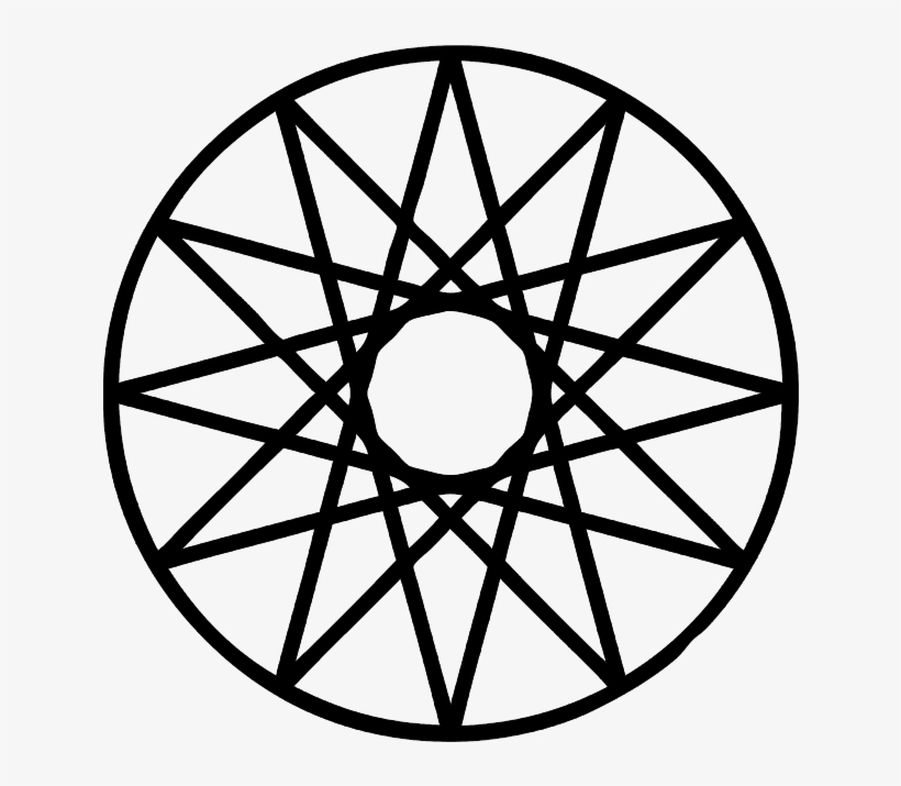 Twelve Pointed Pentagram - Skaven Council Of 13 Symbols - 671x671 PNG ...