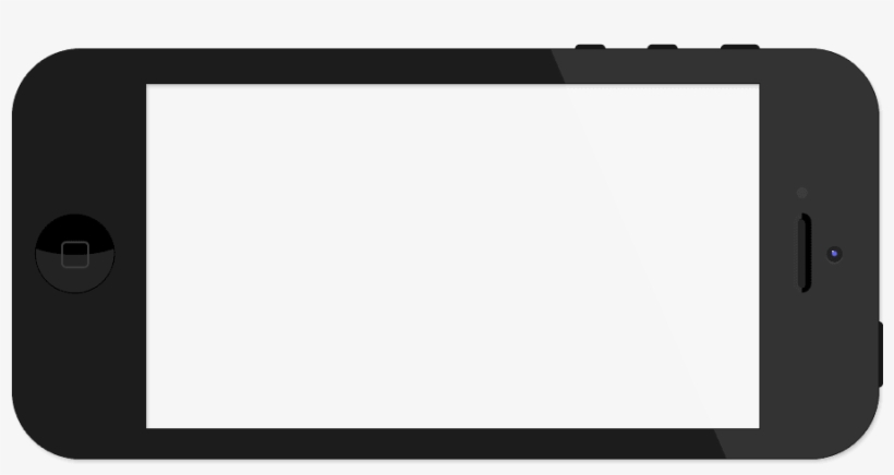 Download Transparent Mobile Black Landscape - Blank Ipad Screen Png ...