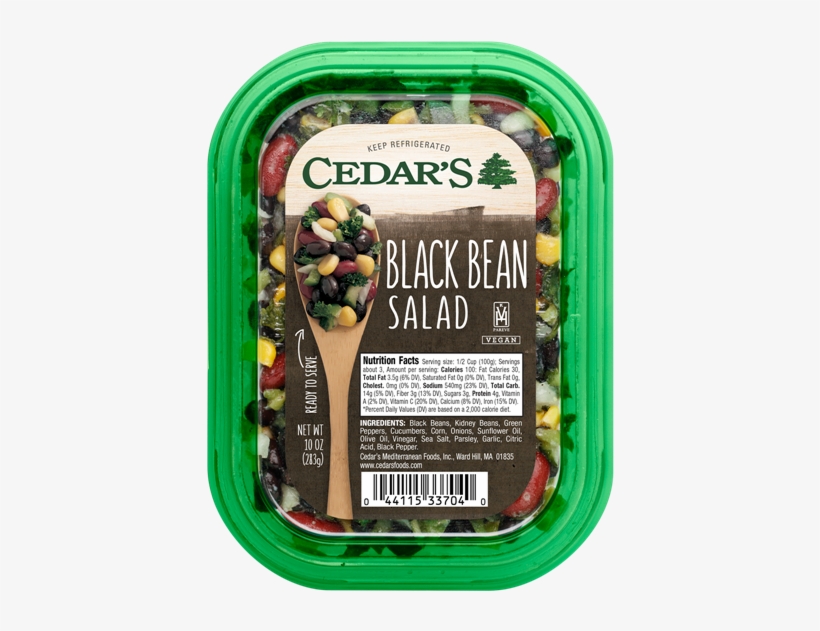 Blackbean Saladt 10oz - Cedar's Tzatziki Greek Strained Yogurt Dip ...