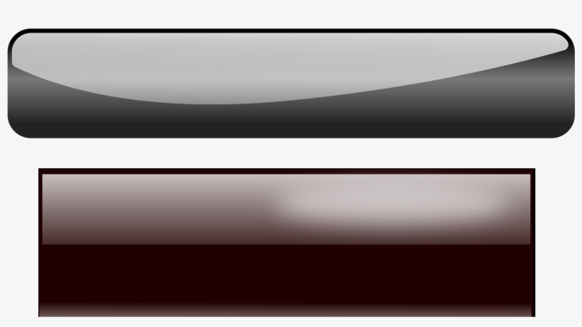 Dark Gloss Buttons Big Image Png - Glossy Black Button Png - 2400x1233 PNG Download - PNGkit