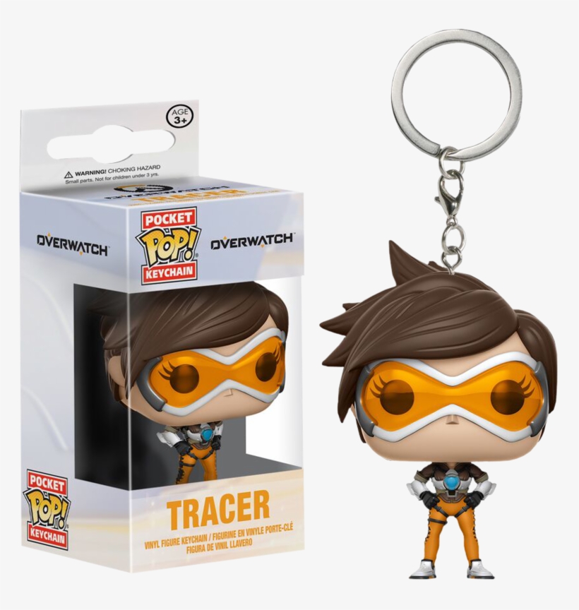 Download Transparent Tracer Pocket Pop Keychain - Overwatch Pop Vinyl ...