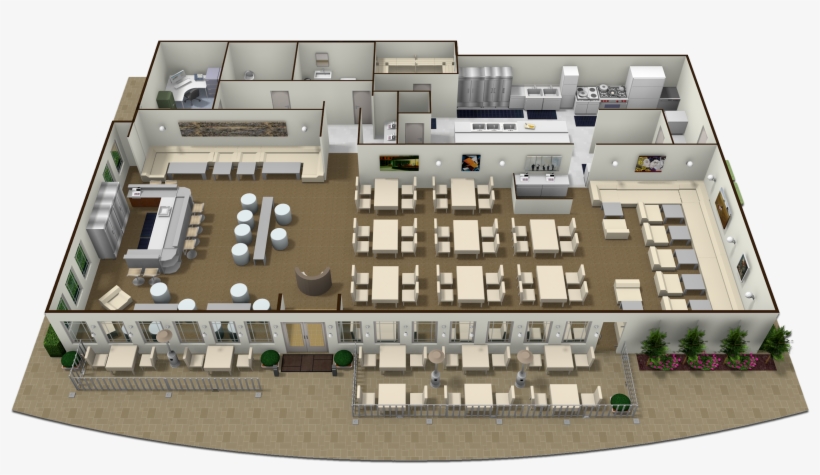 Null - Denny's Restaurant Floor Plan - 2349x1281 PNG Download - PNGkit