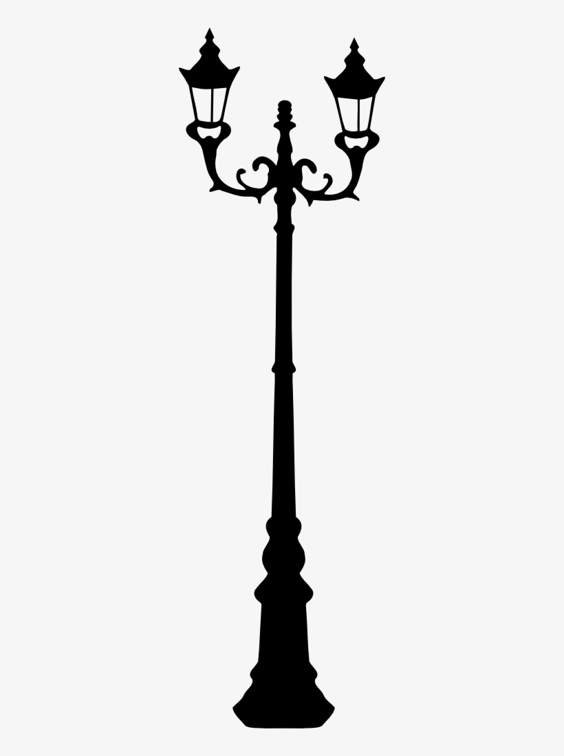 Lamp Post Silhouette Clip Art