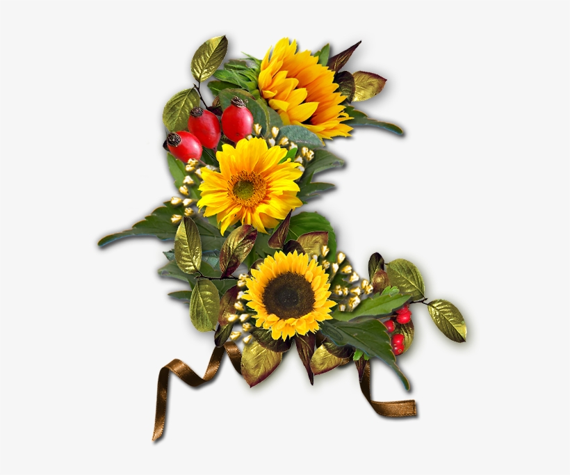 Flowers, Tube, Flowers, Png - Sunflower Photography - 597x650 PNG ...