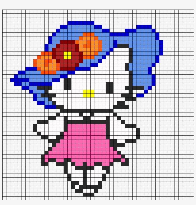 Hello Kitty Kandi Patterns - Hello Kitty - 1050x1050 PNG Download - PNGkit