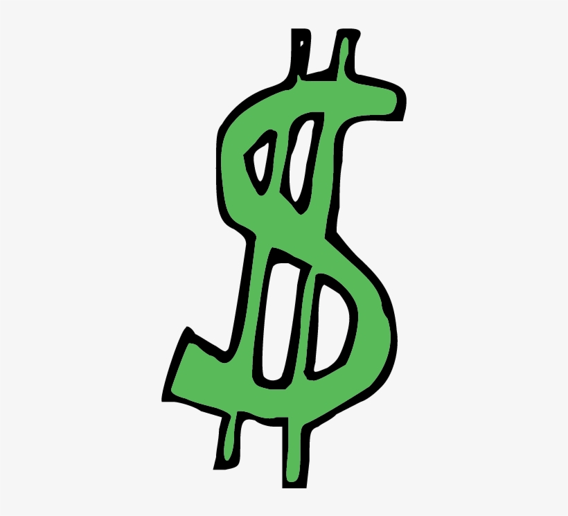 Dollar Sign - 410x732 PNG Download - PNGkit
